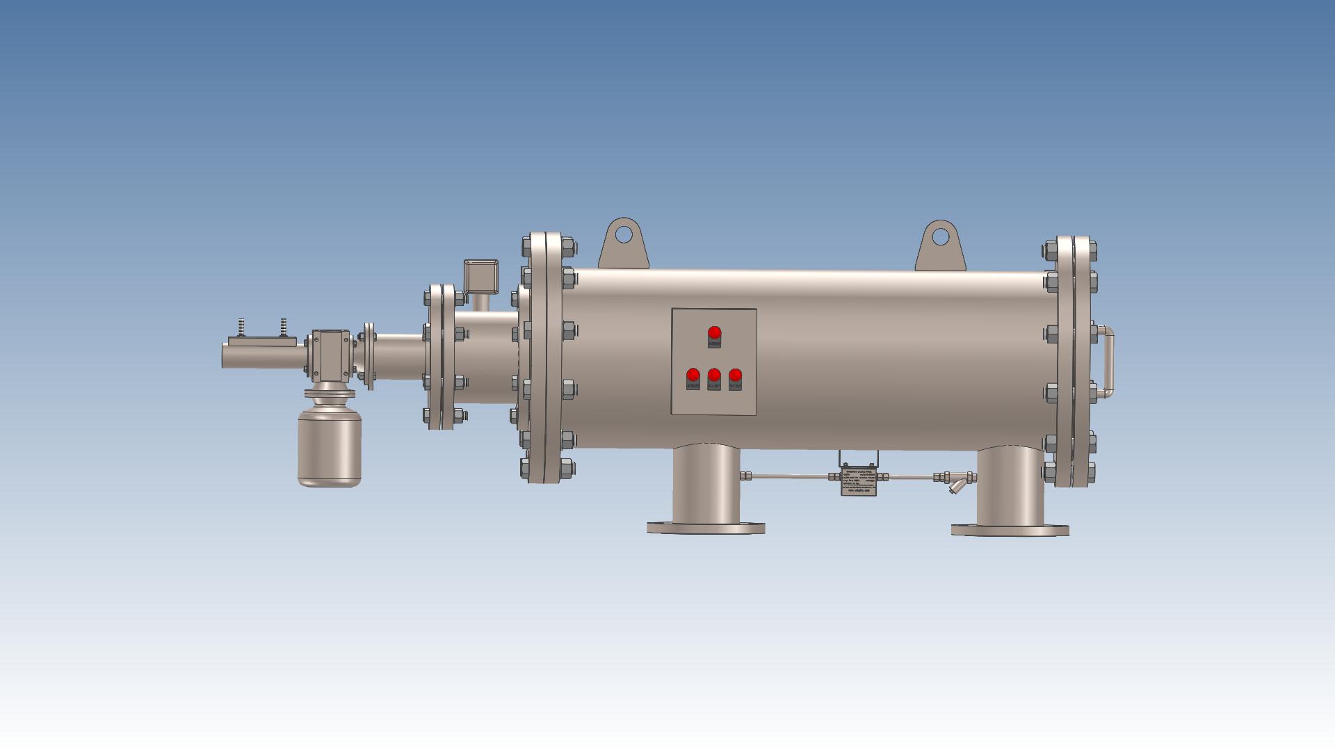 Suctorial-type Backwash Filter Housing For Industry Filtration