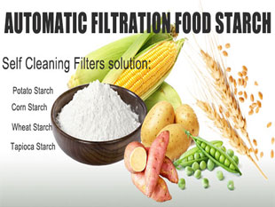 Sales Self Cleaning Filter Strainer for Food Starch Industry