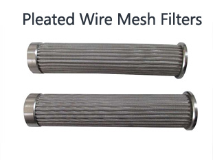 Pleated Wire Mesh Filters Custom Service China Exporter